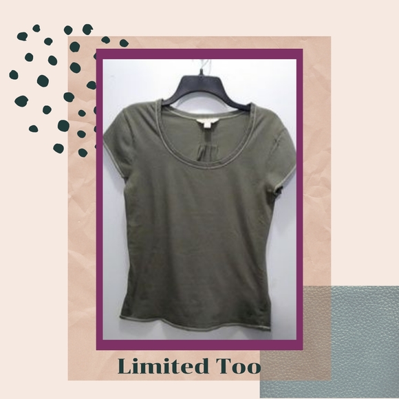 Limited Too | Shirts & Tops | Limited Too Olive Tee | Poshmark